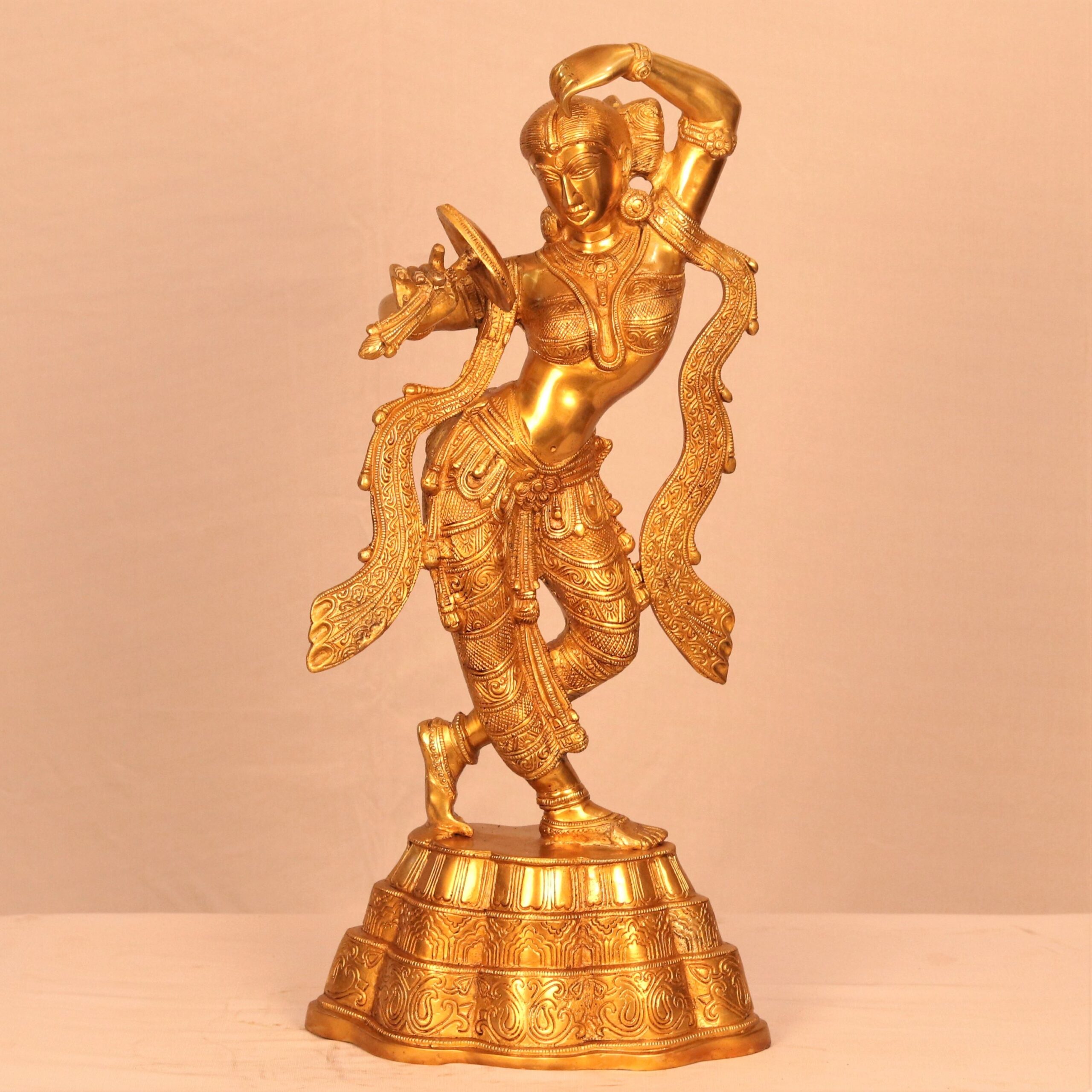 LADY FIGURINE BRASS STATUE - Gangeswave | Buy exclusive brass statues ...
