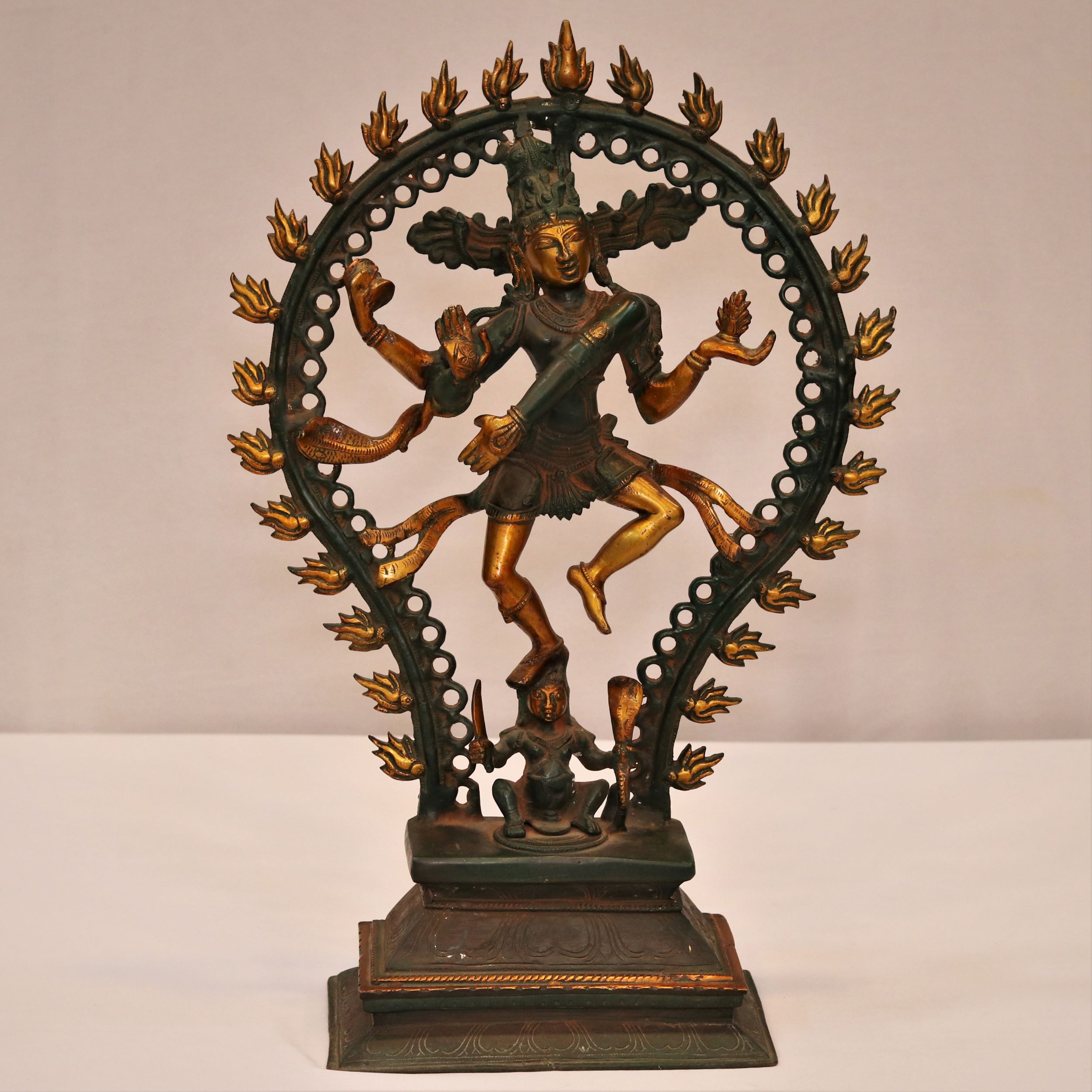 NATRAJ IN FIRE FRAME - Buy exclusive brass statues, collectibles and decor