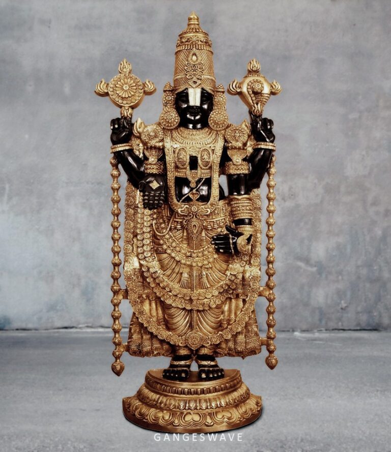 Big lord Venkateshwara brass statue-47" - Buy exclusive brass statues ...
