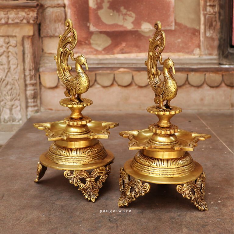 Ganesh with mangal kalash frame - Buy exclusive brass statues ...