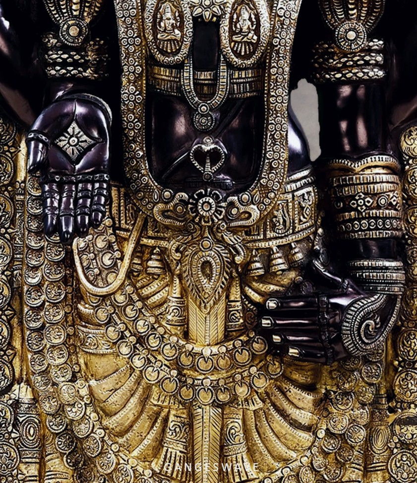 Big lord Venkateshwara brass statue-47" - Buy exclusive brass statues ...