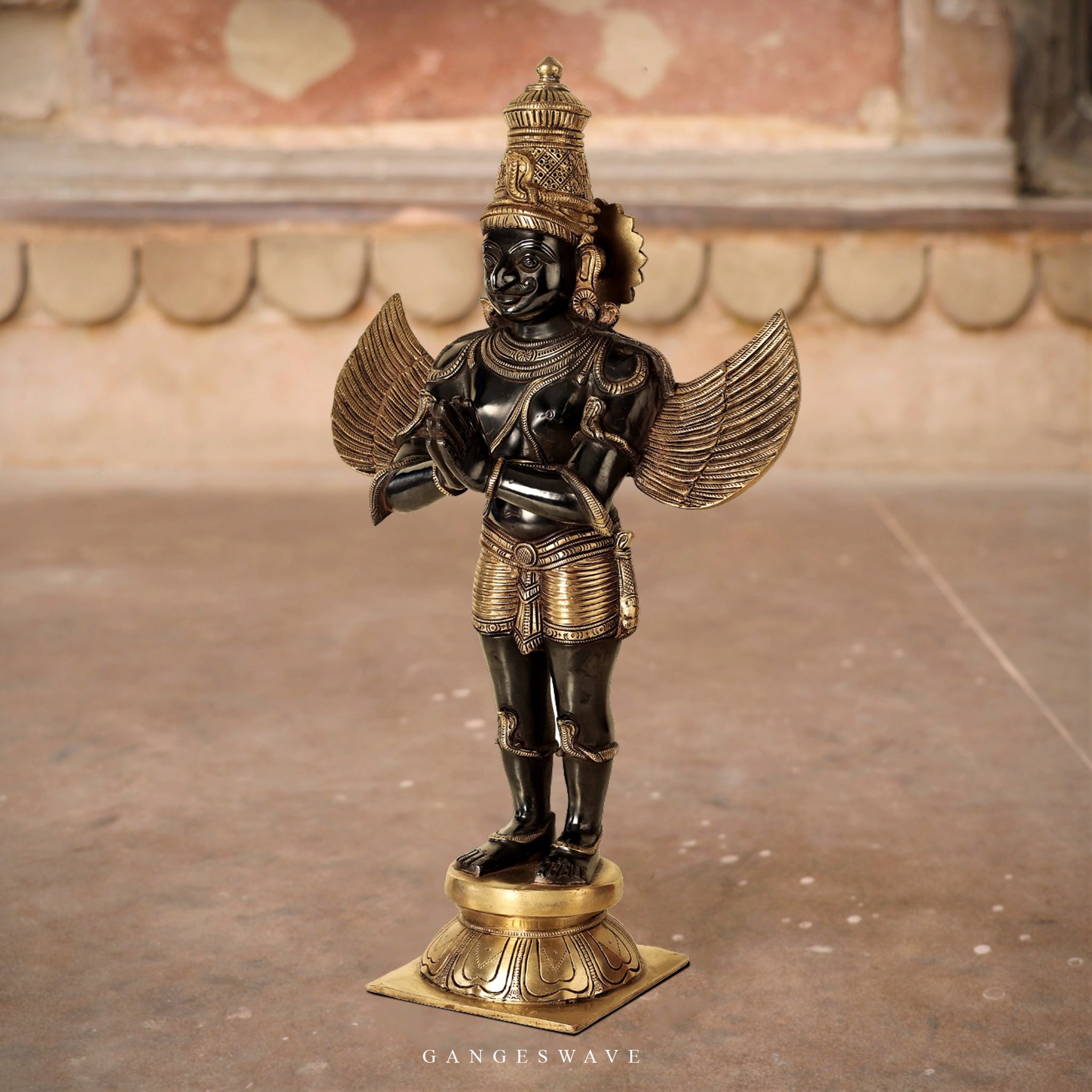 Standing Brass Garuda-21" - Buy exclusive brass statues, collectibles ...