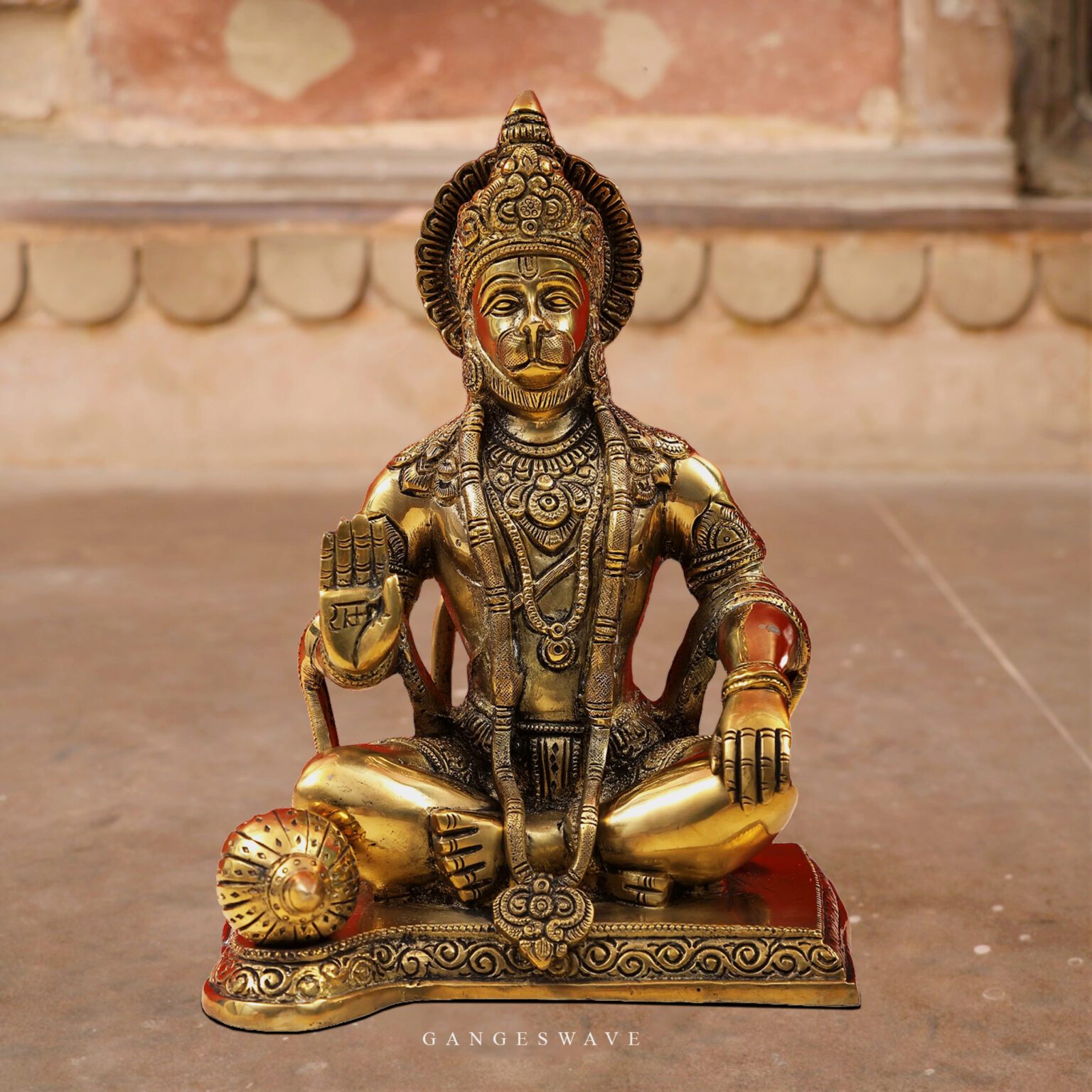 Blessing Hanuman Statue-9" - Buy exclusive brass statues, collectibles ...