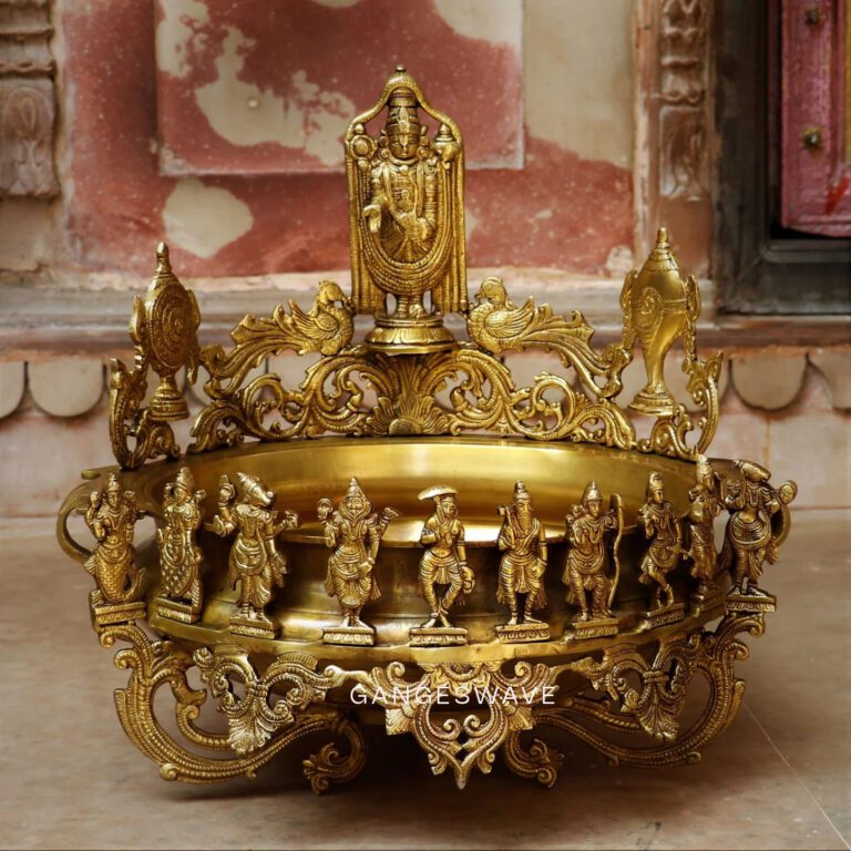 Big lord Venkateshwara brass statue-47" - Buy exclusive brass statues ...