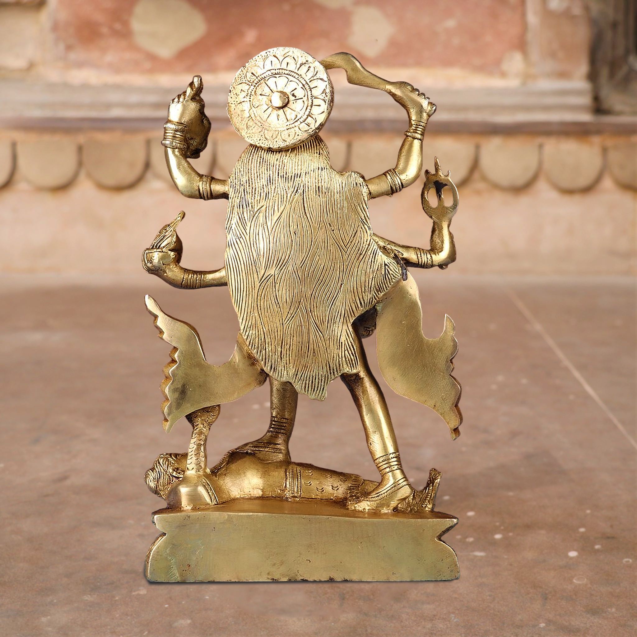 Ma Kali Brass Statue - 9" - Gangeswave | Buy exclusive brass statues ...