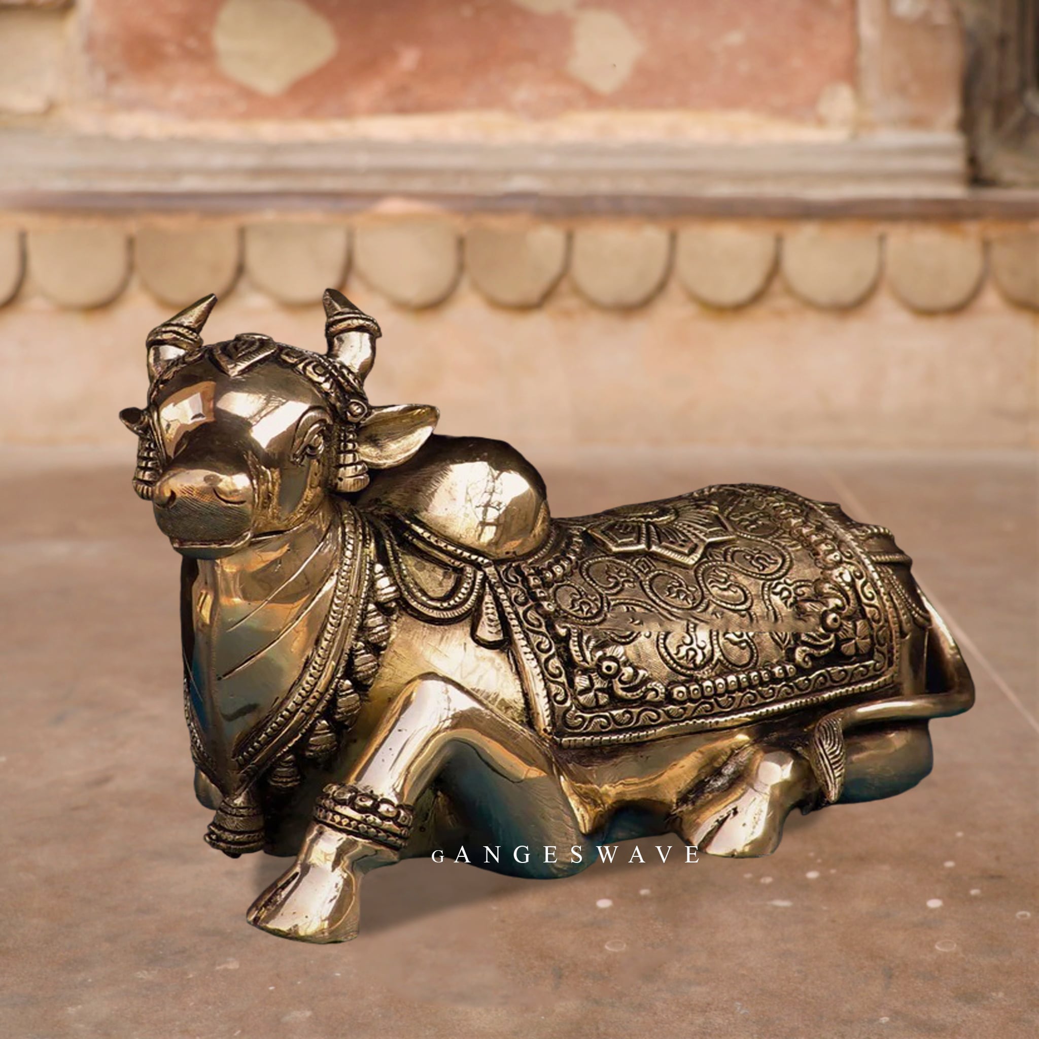 Brass Nandi Statue - Buy exclusive brass statues, collectibles and decor