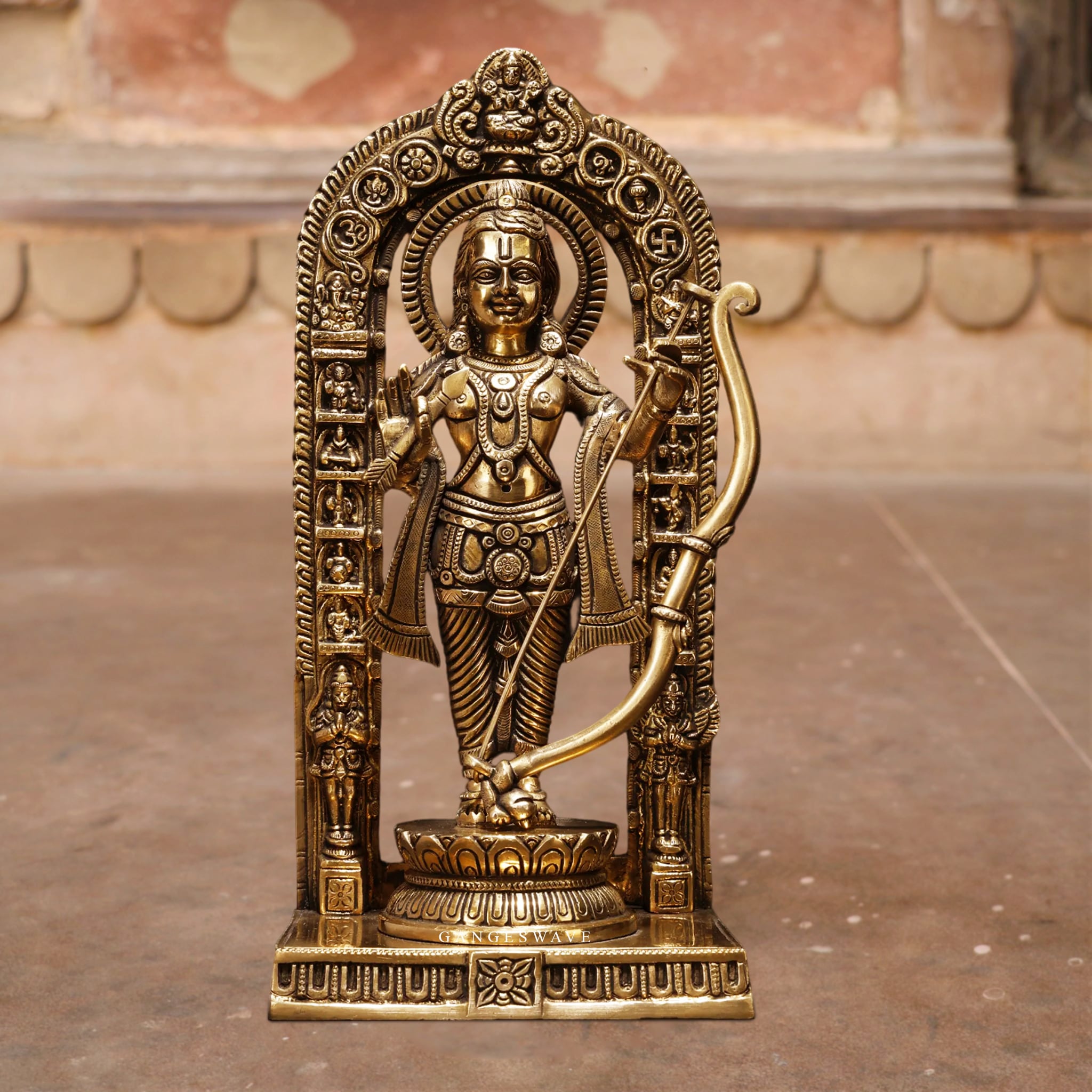 12" Ram Lalla Brass Statue - Buy exclusive brass statues, collectibles ...