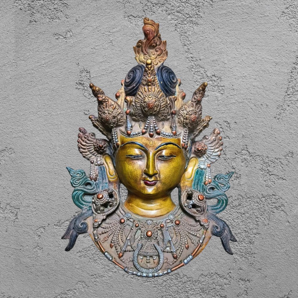 Vintage finished Tara Brass Wall Accent - Gangeswave | Buy exclusive ...