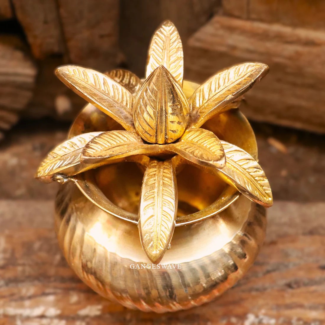 6" Brass Mangal Kalash - Buy exclusive brass statues, collectibles and ...