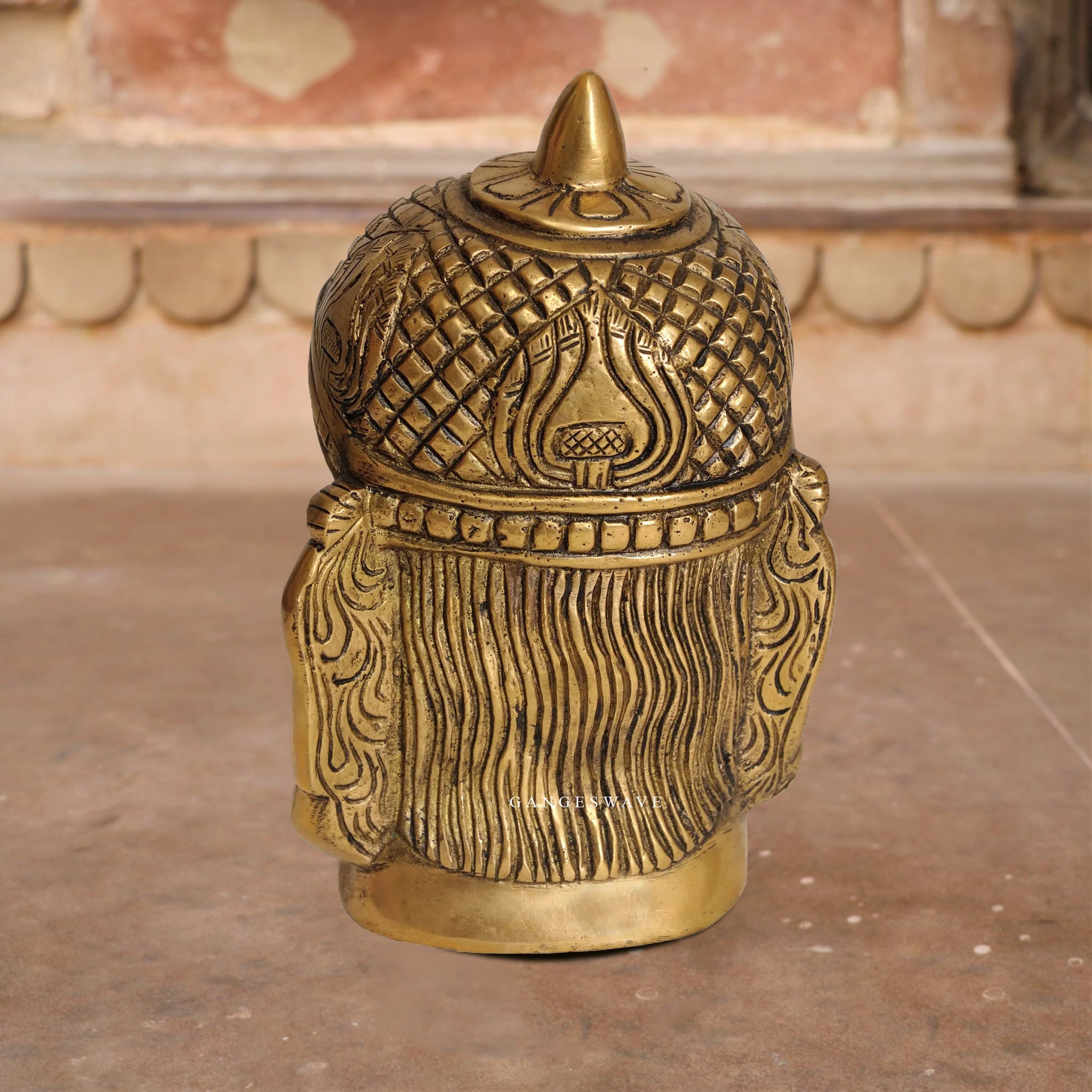 Lord Hanuman Bust in Brass - 7.5" - Buy exclusive brass statues ...