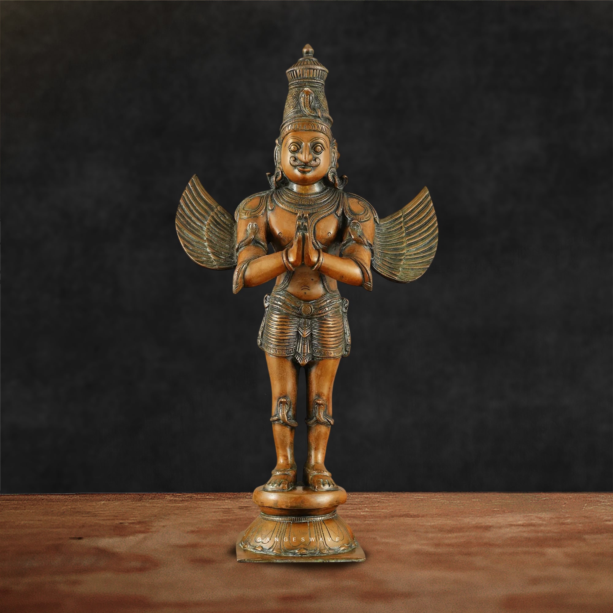 Garuda Bras Statue in Vintage Finish -21 inches - Buy exclusive brass ...