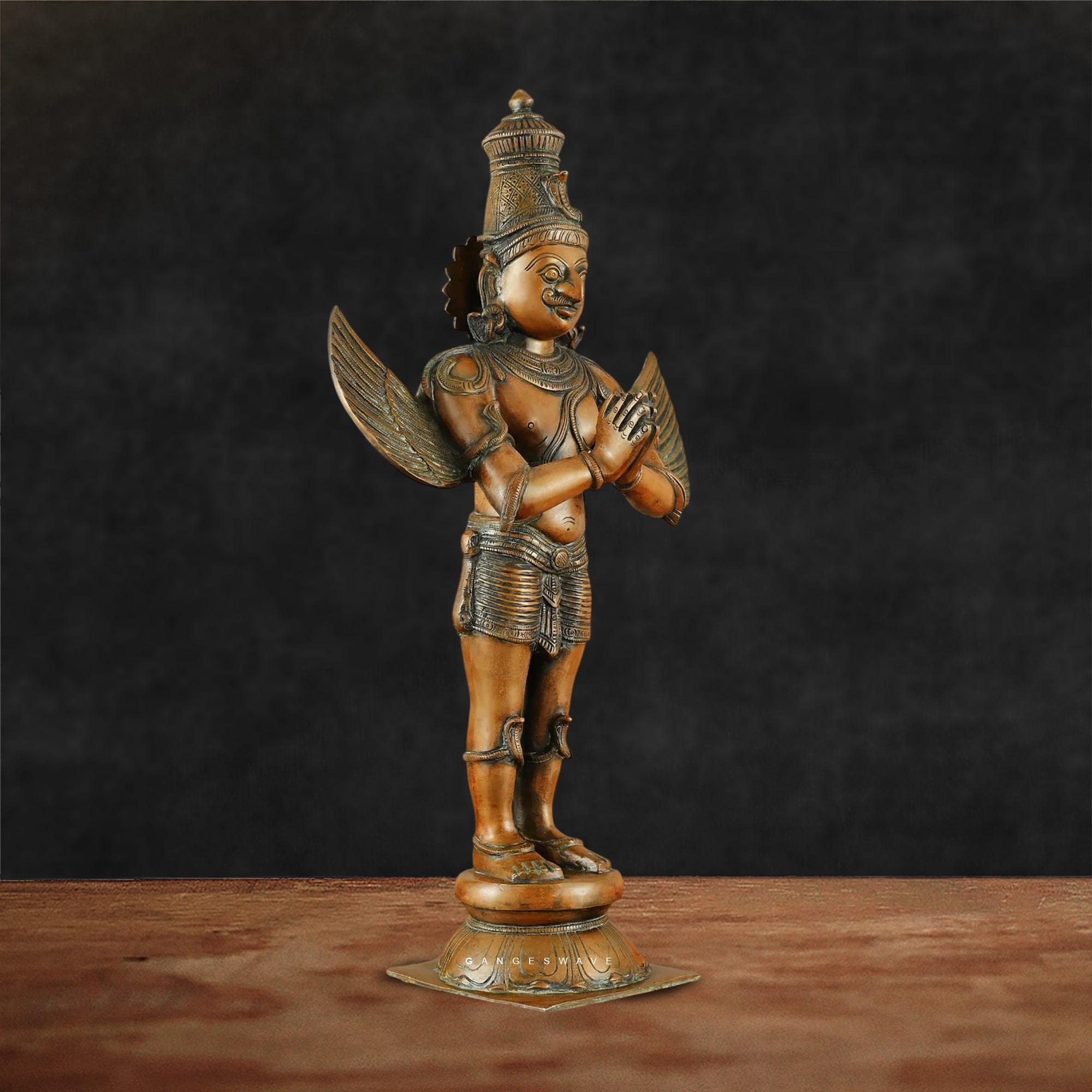 Garuda Bras Statue in Vintage Finish -21 inches - Buy exclusive brass ...