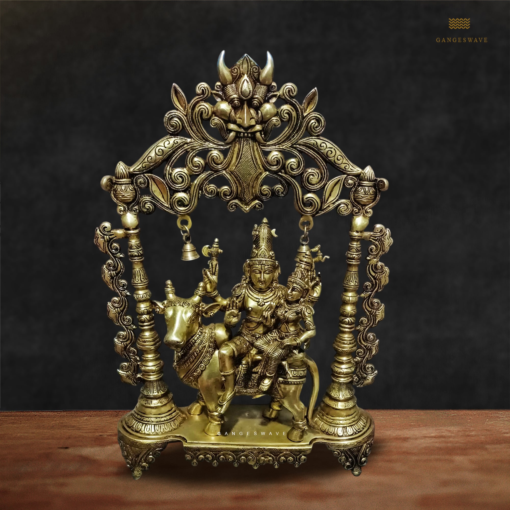 Shankar Parvati in Prabhavali Frame - 21 inches - Gangeswave | Buy ...