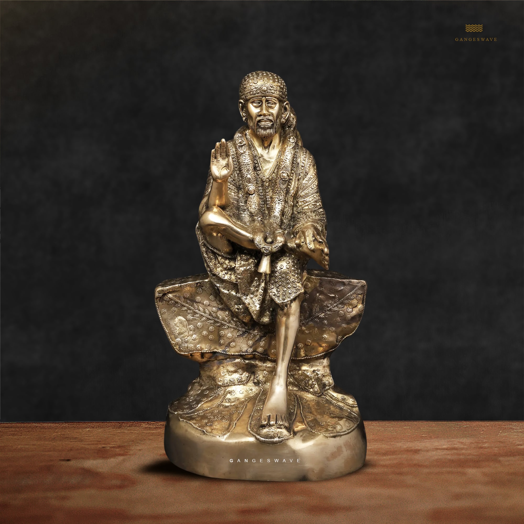 Sai Ram Sai Baba Murti - 24 inches - Buy exclusive brass statues ...