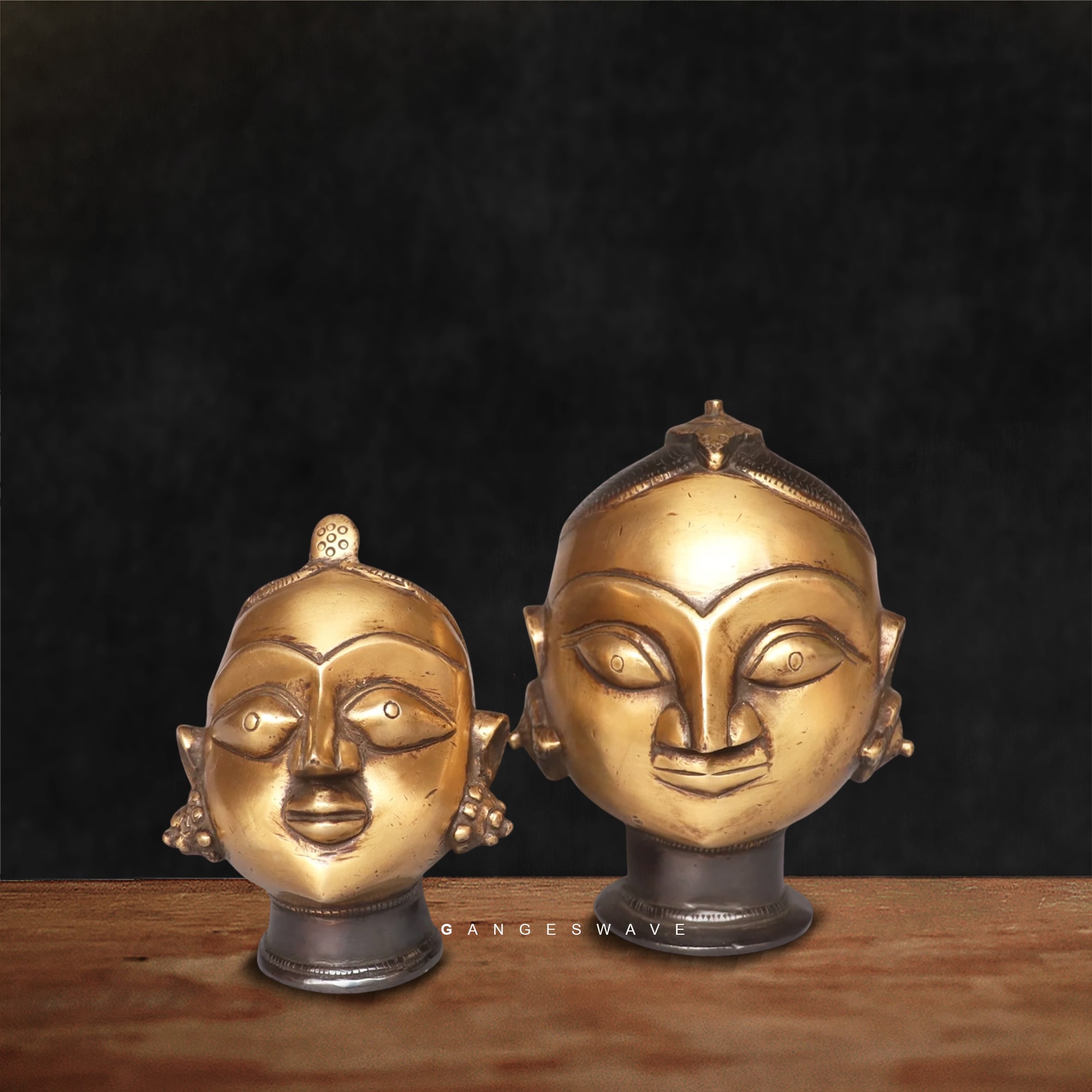 Handcrafted Brass Parvati Head Statues – Unique Indian Art Decor - Buy ...